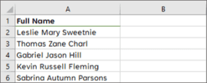 Remove Middle Name from Full Name in Excel (6 Easy Ways)