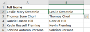 Remove Middle Name from Full Name in Excel (6 Easy Ways)