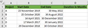 How to Calculate the Number of Months Between Two Dates in Excel?