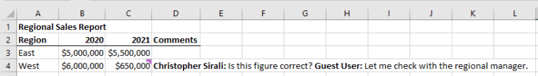 How to Print Comments in Excel? 4 Easy Ways!