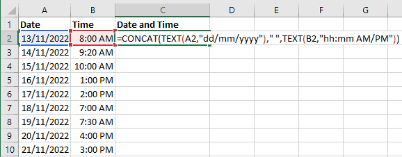 How To Combine Date And Time In Excel 3 Easy Ways 