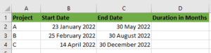 How to Calculate the Number of Months Between Two Dates in Excel?