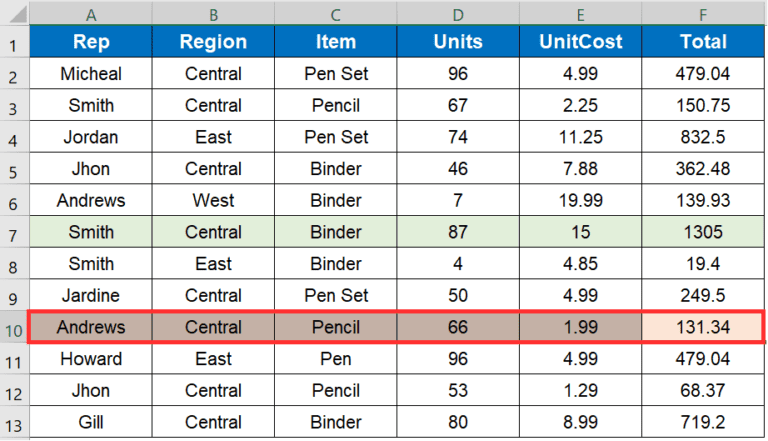 How to Rearrange Rows In Excel (4 Easy Ways)