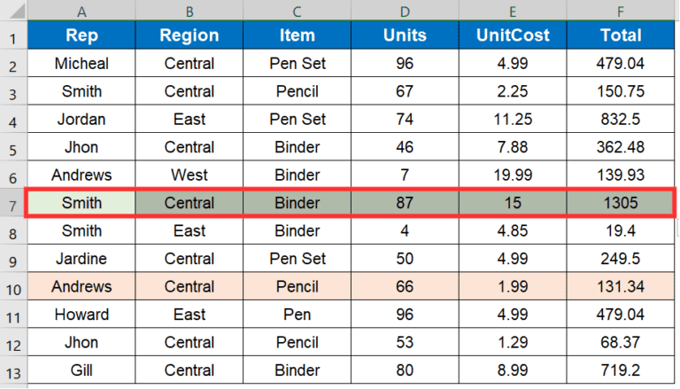 How to Rearrange Rows In Excel (4 Easy Ways)