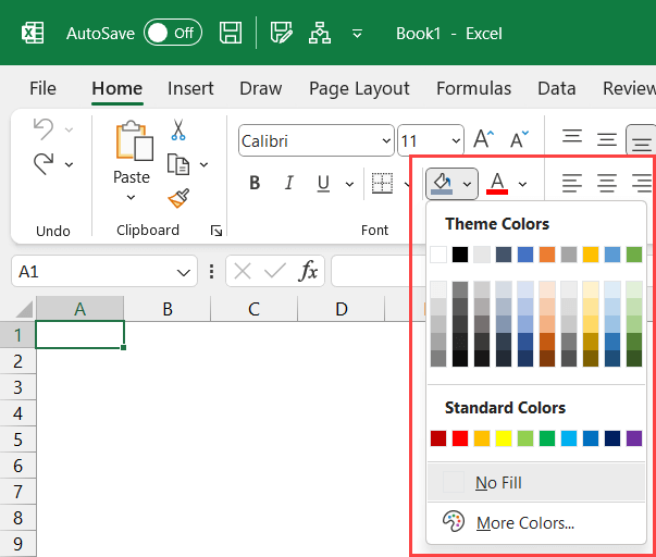 Fill Color In Excel Shortcut Spreadsheet Planet