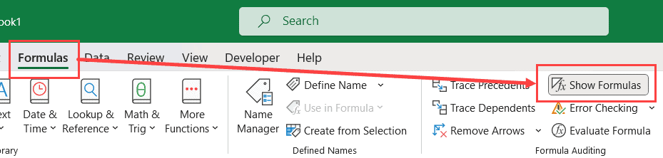 Show Formulas Instead Of Formula Result In Excel Shortcut 