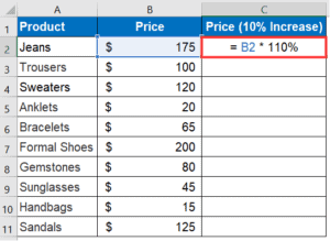 How to Add a Percentage to a Number in Excel? 4 Easy Ways!