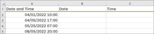 How to Separate Date and Time in Excel (7 Easy Ways)
