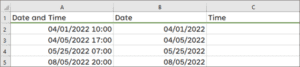 How to Separate Date and Time in Excel (7 Easy Ways)