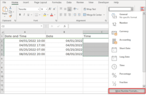 How to Separate Date and Time in Excel (7 Easy Ways)