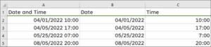 How to Separate Date and Time in Excel (7 Easy Ways)