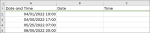 How to Separate Date and Time in Excel (7 Easy Ways)