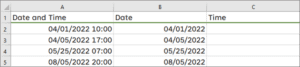 How to Separate Date and Time in Excel (7 Easy Ways)