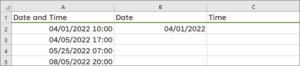 How to Separate Date and Time in Excel (7 Easy Ways)