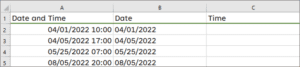 How to Separate Date and Time in Excel (7 Easy Ways)