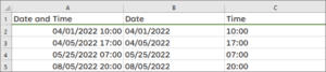 How to Separate Date and Time in Excel (7 Easy Ways)