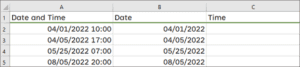 How to Separate Date and Time in Excel (7 Easy Ways)