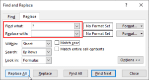 Remove Question Marks from Text in Excel (5 Easy Ways)