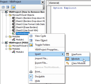 6 Easy Ways to Remove Borders in Excel (Shortcuts)