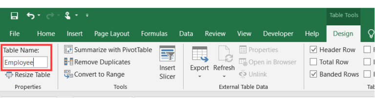 How to Rename a Table in Excel? 3 Quick Ways!