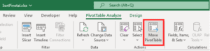 Move Pivot Table in Excel (Same Worksheet / New Worksheet)