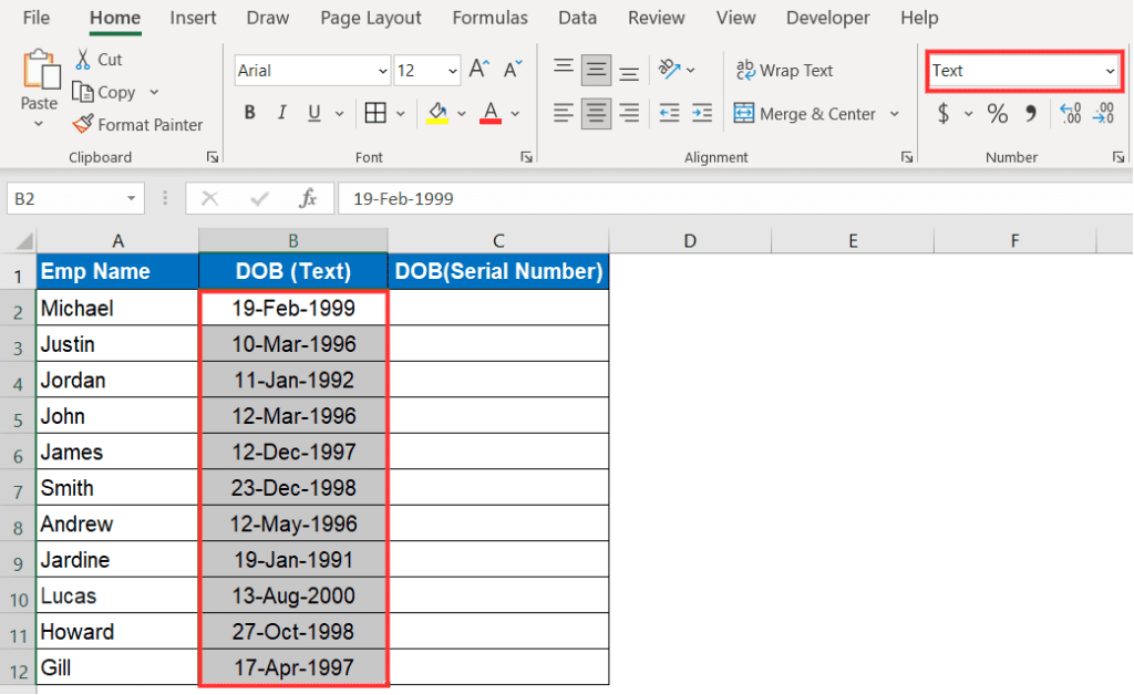Convert Date To Serial Number In Excel 4 Easy Ways 