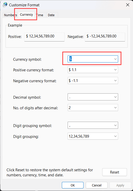 Apply Currency Format In Excel Shortcut 