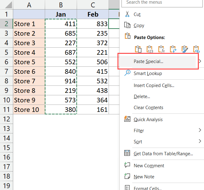 Paste Values In Excel Shortcut Spreadsheet Planet