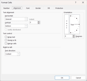 Format Cells Options in Excel (Shortcut)