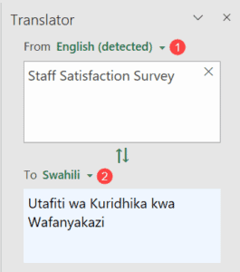 How to Translate in Excel? (Text/Formulas)