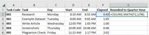 Round Time to Nearest Quarter Hour in Excel - 4 Easy Ways!
