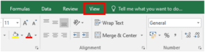 How to Freeze the Top Row and First Column in Excel?