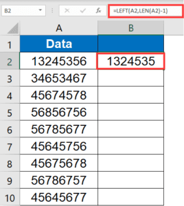 How to Remove the Last Digit in Excel? 4 Easy Ways!