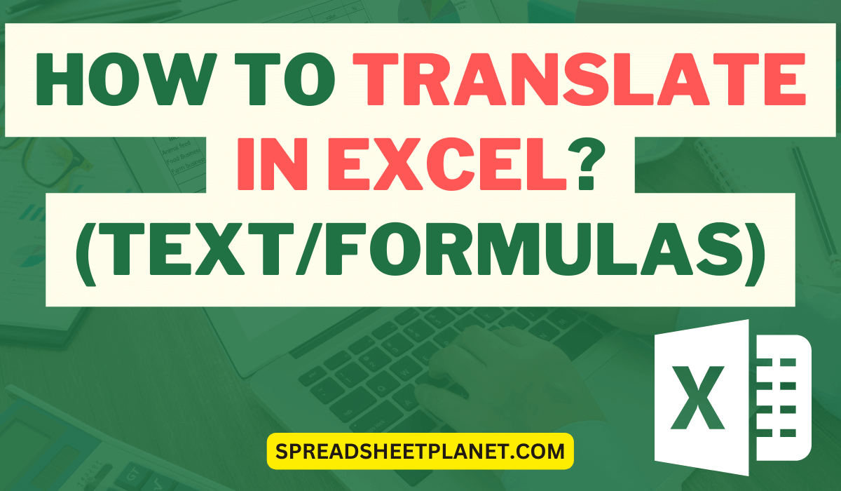 How To Translate In Excel Text Formulas 