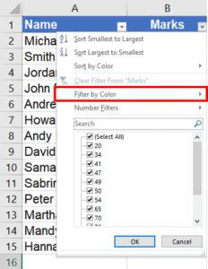 How to Filter by Color in Excel? 4 Easy Ways!