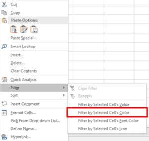 How to Filter by Color in Excel? 4 Easy Ways!