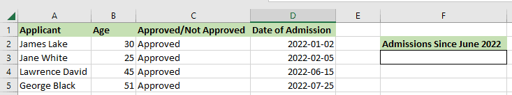 How To Use Greater Than Or Equal To Operator In Excel Formula 