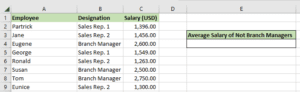 'Does Not Equal' Operator in Excel (Examples)