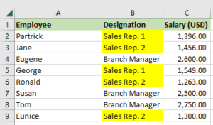 'Does Not Equal' Operator in Excel (Examples)