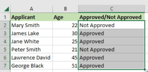 How to Use Greater Than or Equal to Operator in Excel Formula?