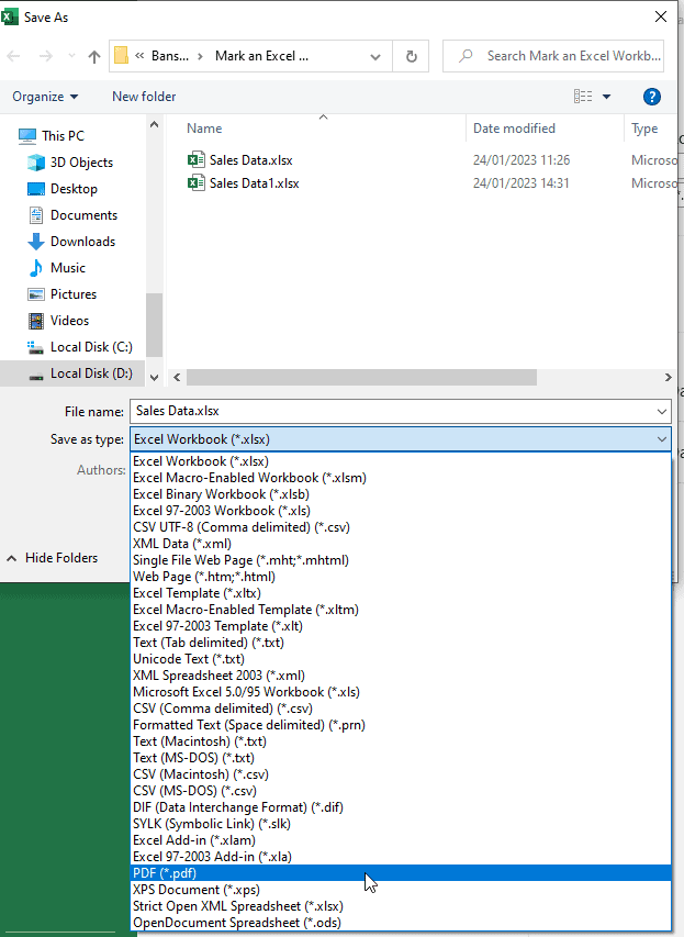 How To Mark An Excel Workbook As Final Spreadsheet Planet