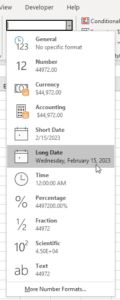 Apply Long Date Format in Excel - 3 Easy Ways!