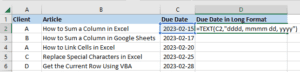 Apply Long Date Format in Excel - 3 Easy Ways!
