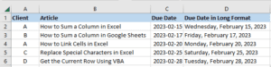 Apply Long Date Format in Excel - 3 Easy Ways!