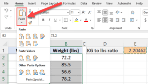 How to Convert KG to lbs (Pound) in Excel? 3 Easy Ways!