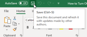 How to Turn Off Autosave in Excel?