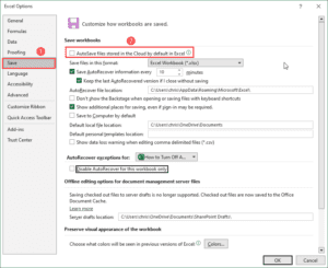How to Turn Off Autosave in Excel?