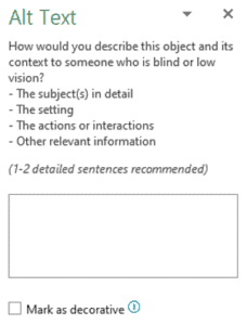 How to Add ALT Text to Objects in Excel? 3 Easy Ways!