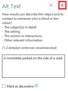 How to Add ALT Text to Objects in Excel? 3 Easy Ways!