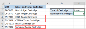 How to COUNTIF Partial Match in Excel?